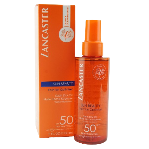 Lancaster Sun Beauty Fast Tan Optimizer Stain Dry Oil Water Resistant